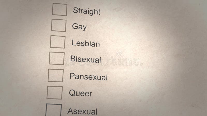 List of Gender Sexuality Form for Government Document - Asexual Version ...