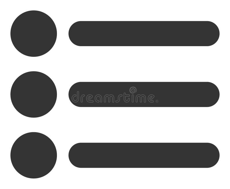 Bullets Checkbox Stock Illustrations – 101 Bullets Checkbox Stock ...