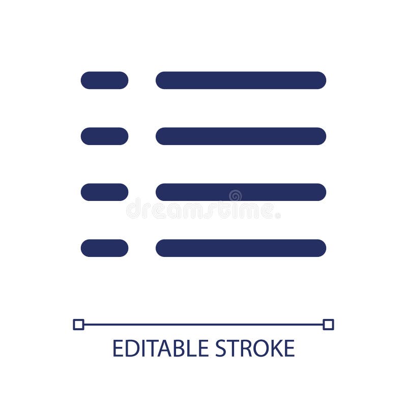 List linear ui icon stock vector. Illustration of list - 250143360