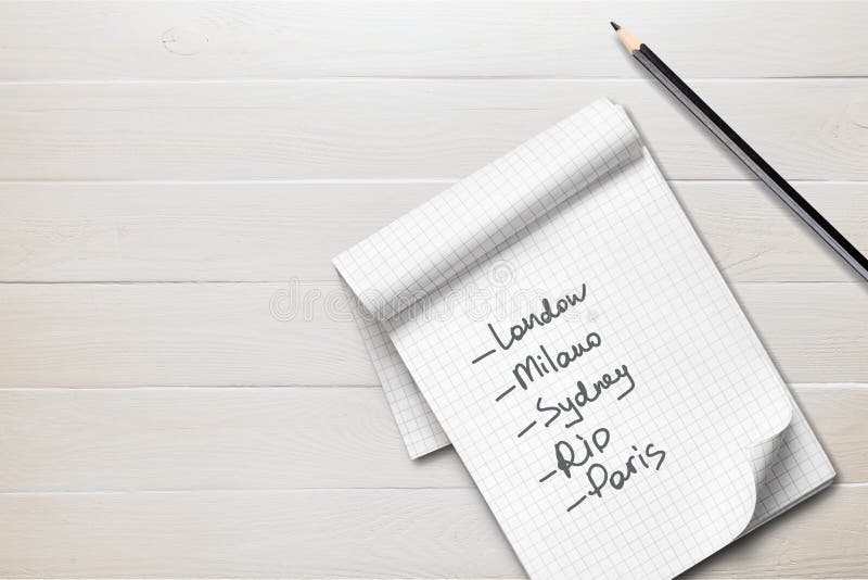 List stock image. Image of todo, plan, memo, list, binding - 63213167