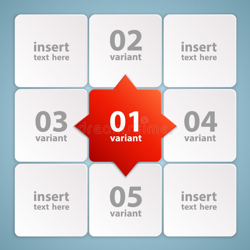 List of options art info stock vector. Illustration of dynamic - 49847739