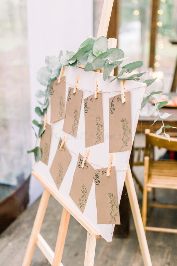 List, Plan, Chart of the Seating Area of Guests at the Tables at ...