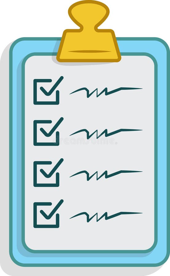 A List of Questions , a Checklist with True Marks . Documents about the ...