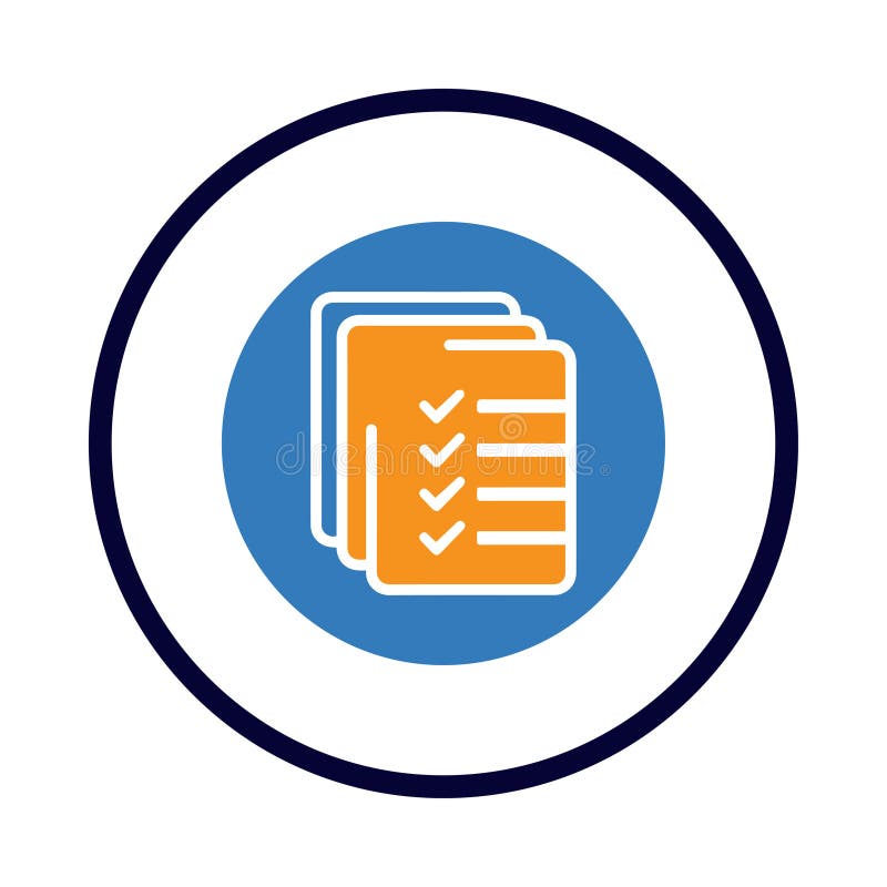 List, Report, Tick, Success, Correct, Note, Success List Icon Stock ...