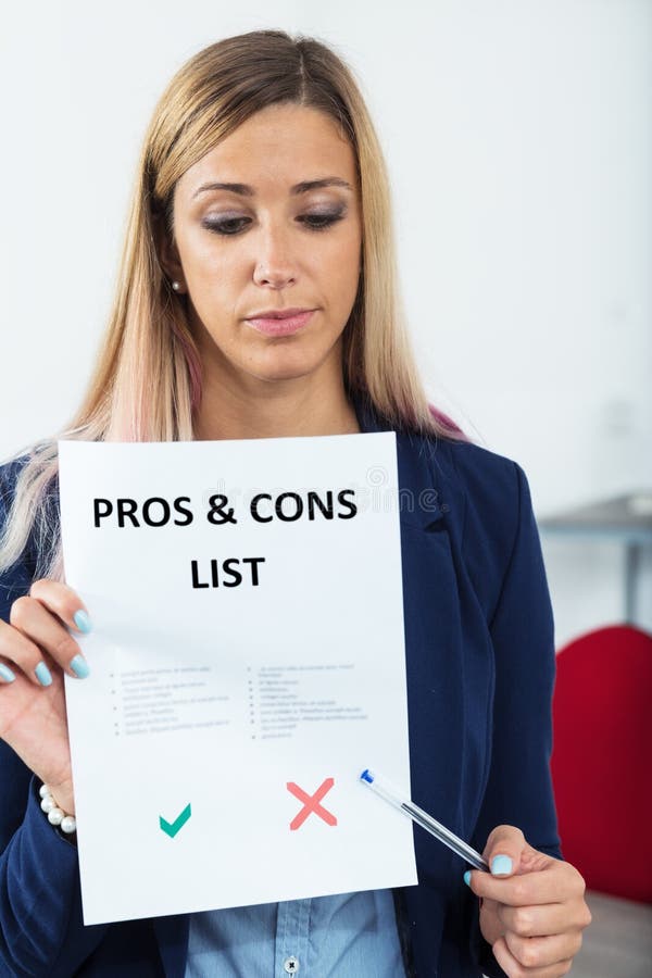 More Cons Than Pros Scale Concept Stock Photo - Image of decide ...