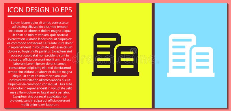 List Vector Icon , Lorem Ipsum Flat Design Stock Illustration ...