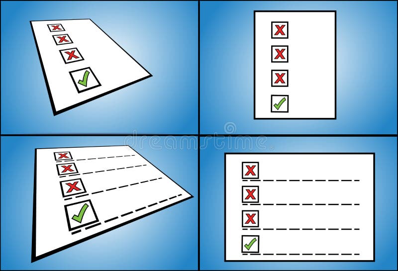 List of Wrong Check Box Options Followed by a Right Check Box Option ...