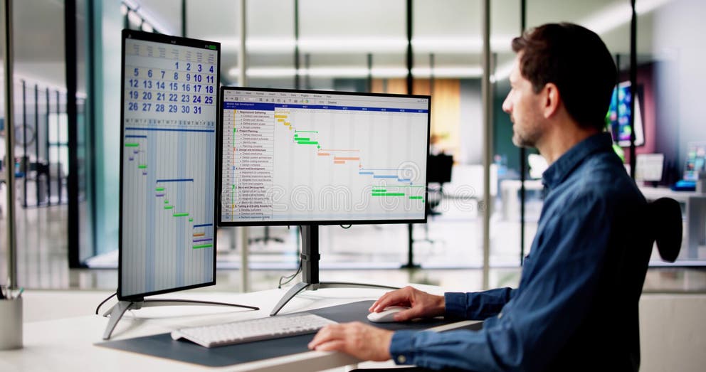 Lista De Planos De Documentos Do Projeto De Software Gantt Foto de ...