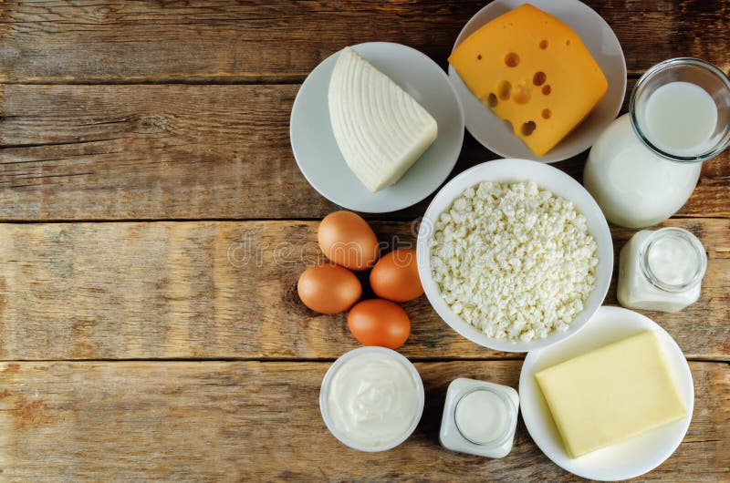 Lista de productos lácteos imagen de archivo. Imagen de postre - 118723569