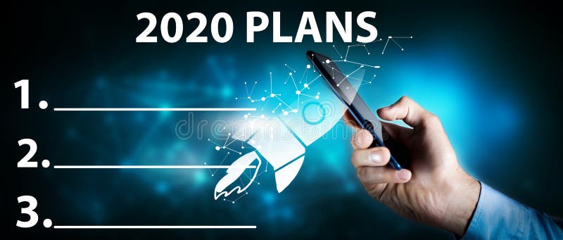 Liste Des Nouveaux Plans Pour 2020 Photo stock - Image du cahier, idée ...