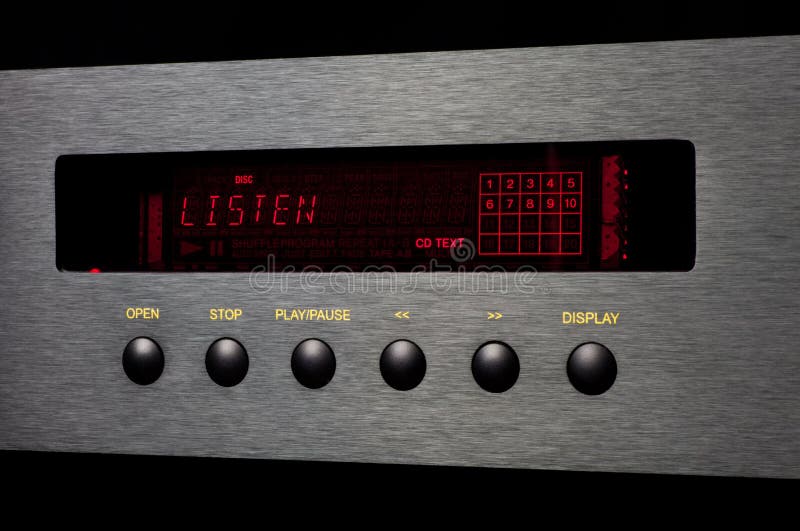 CD player stock photo. Image of listen, audio, communications - 104424282
