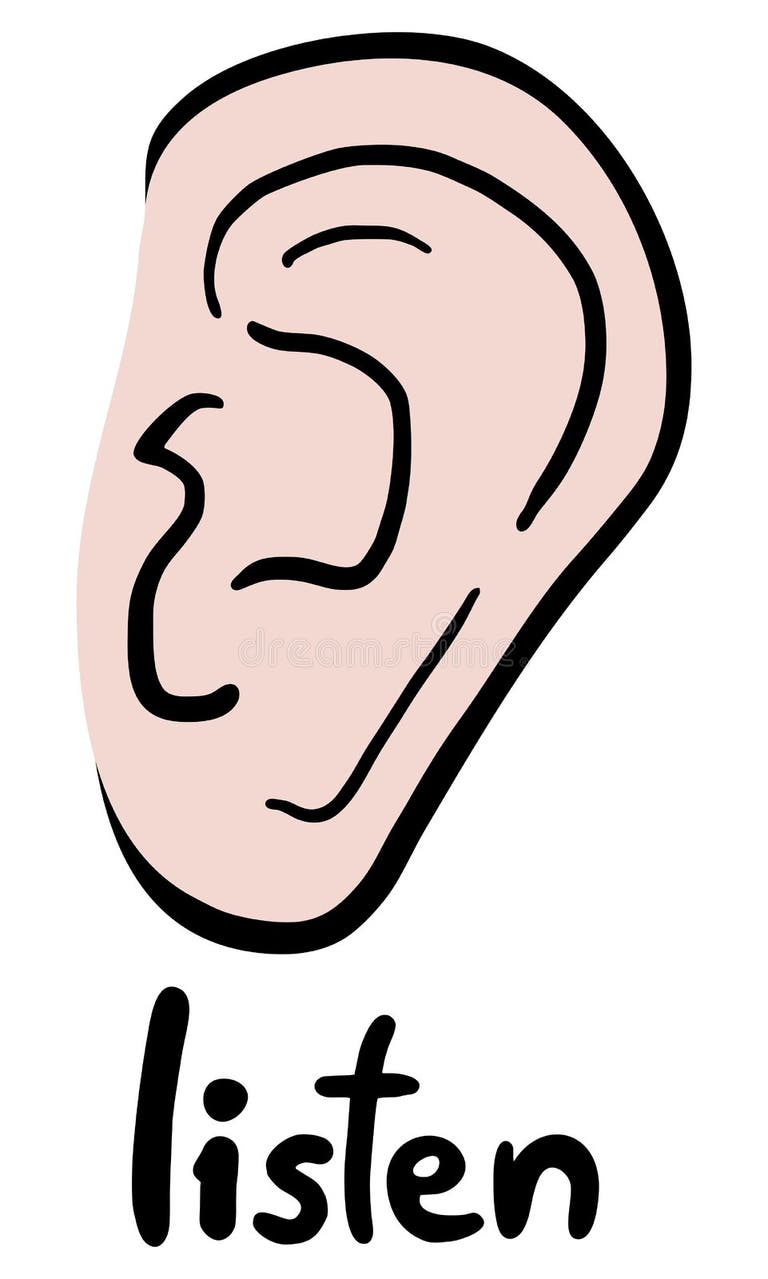 Listen Ear Stock Illustrations – 26,175 Listen Ear Stock Illustrations ...