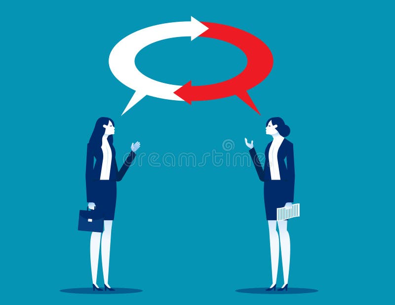 Listen Person Feedback To Improve Work Quality Stock Vector ...