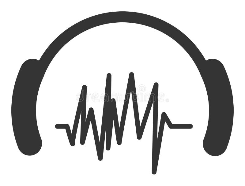 Listen Sound Vector Icon Flat Illustration Stock Illustration ...