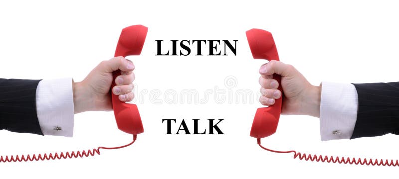 Listen more, talk less stock photo. Image of chalk, advice - 21996516