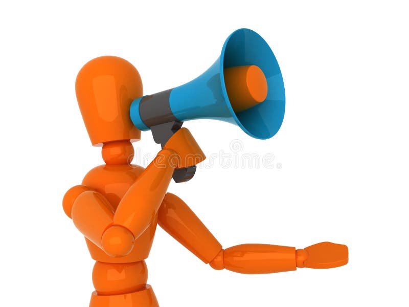 Listen to me! stock illustration. Illustration of design - 11483343