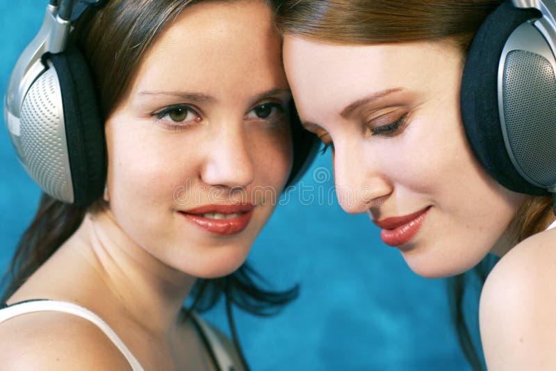 Listen to the music stock photo. Image of portrait, song - 1153602