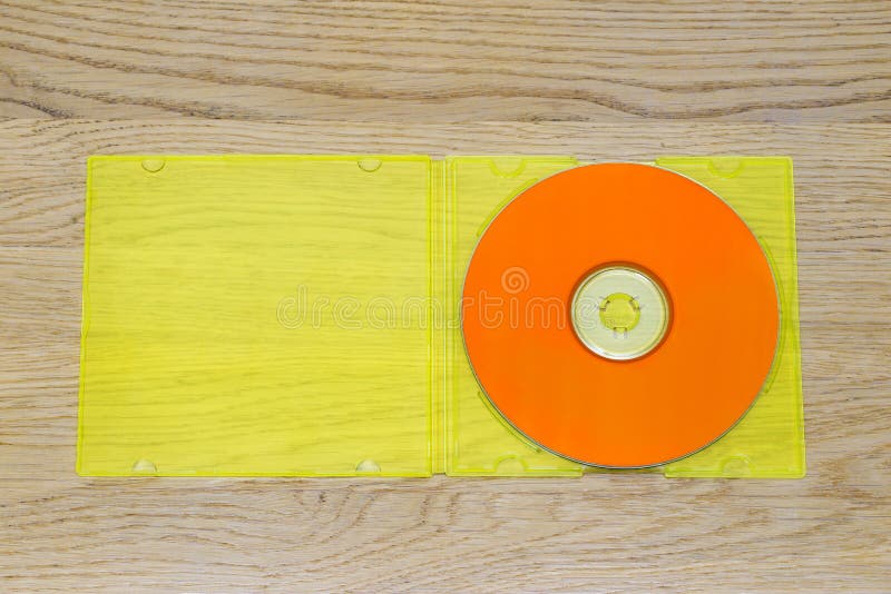 Listen To the Music, Orange Cd and Yellow Plastic Case Stock Photo ...