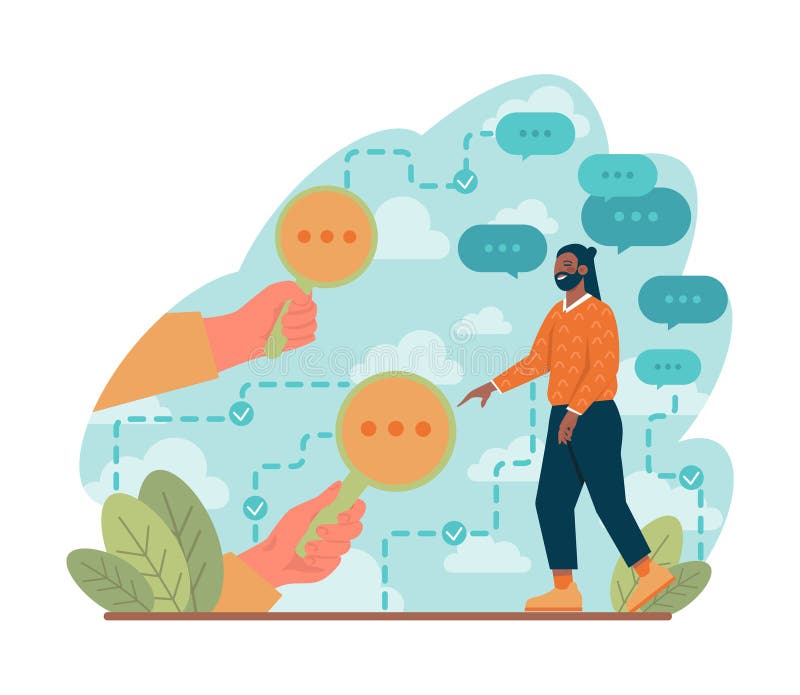 Listen To Feedback Stock Illustrations – 298 Listen To Feedback Stock ...