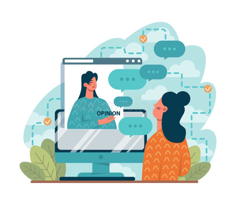 Listen To Other Opinion. People Feedback To Improve Work Quality Stock ...