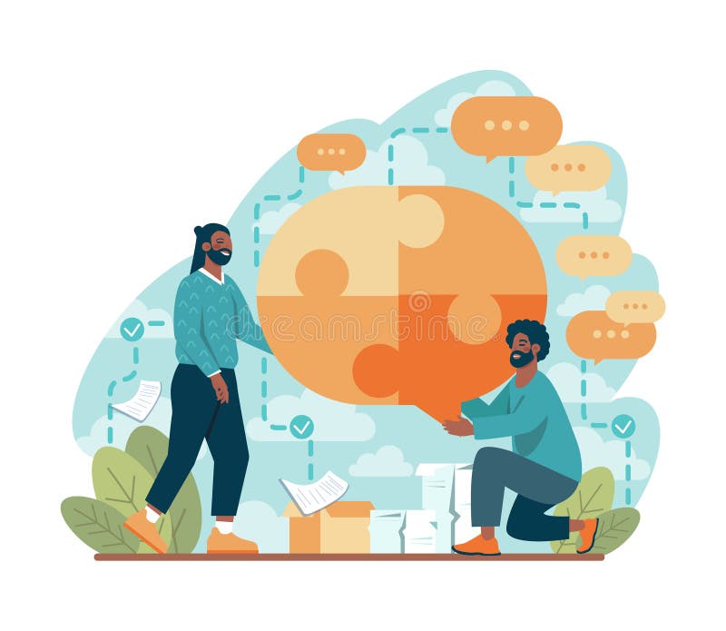 Listen To Other Opinion. People Feedback To Improve Work Quality Stock ...