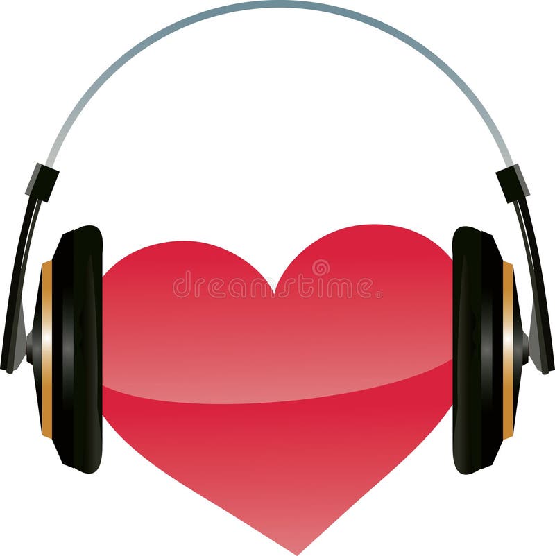 Listen to Your Heart stock vector. Illustration of classic - 7800661