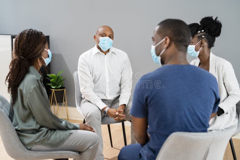 Listening Coordinator Community Counselor Talk Stock Image - Image of ...