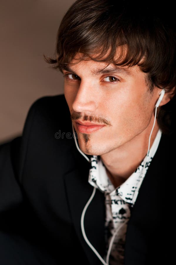 Listening to music stock image. Image of listen, human - 11403223