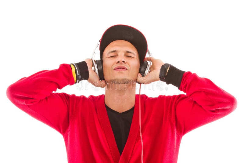 Listening To the Music, Mister Dj Stock Image - Image of equipment ...