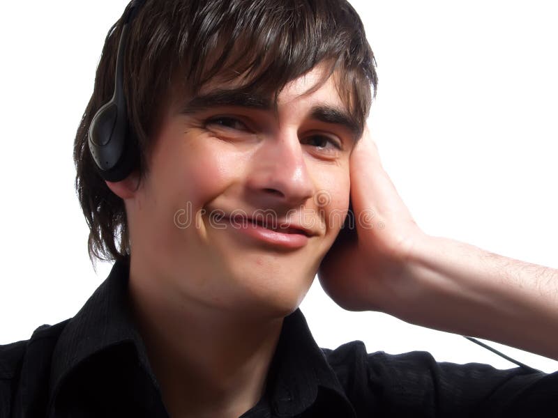 Listening To Music And Smiling Picture. Image: 5245647