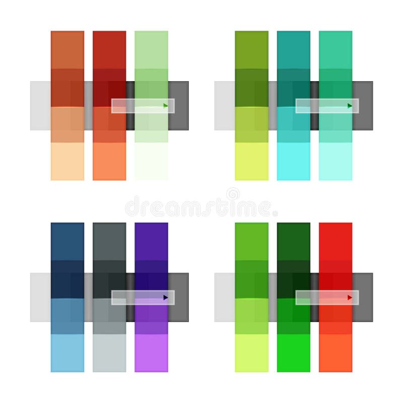 Moldes Infographic Vazios Da Seta Do Vetor Ilustração do Vetor ...