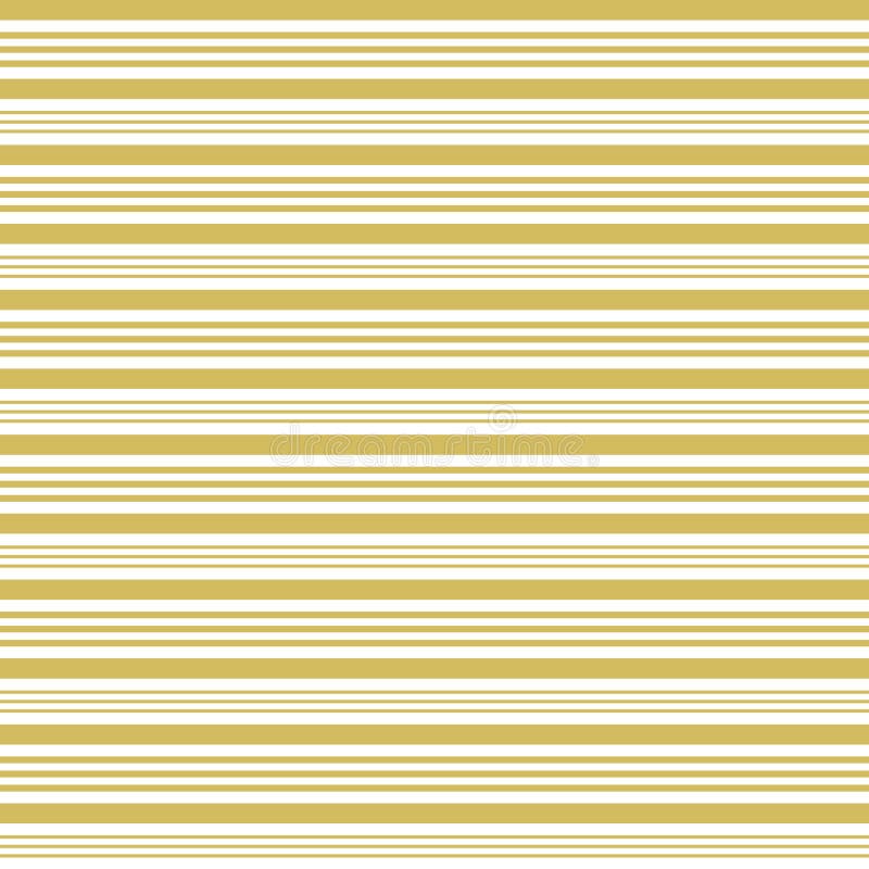 Listras Douradas E Brancas Em Larguras Diferentes Ilustração do Vetor ...