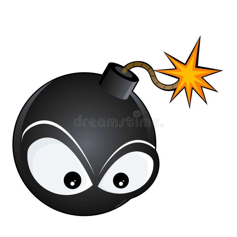 Lit Bomb stock vector. Illustration of furious, pattern - 12397303