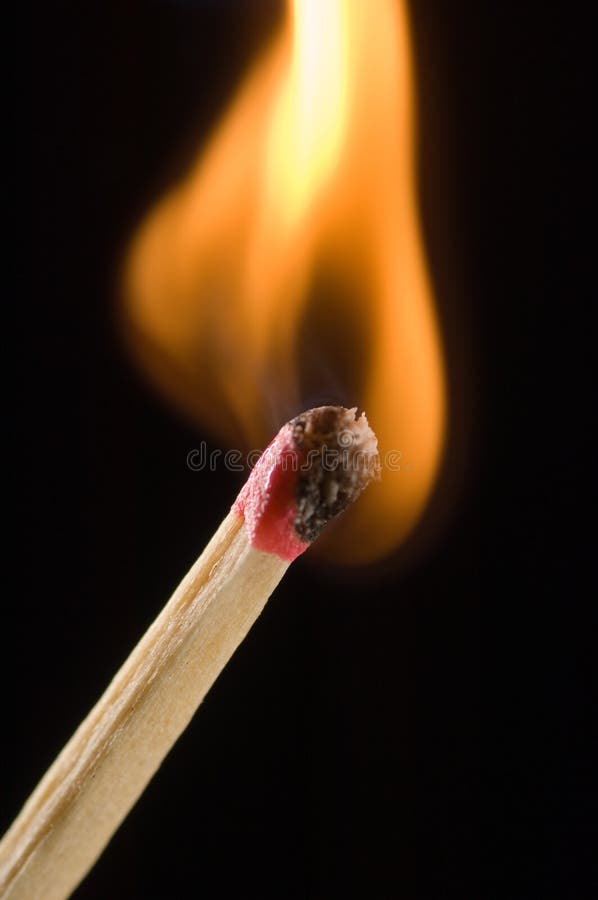 A Lit Match Royalty Free Stock Photography - Image: 2941917