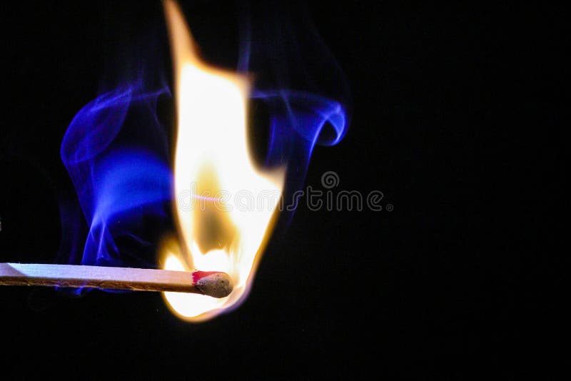 Lit the match stock image. Image of light, fire, match - 110475209