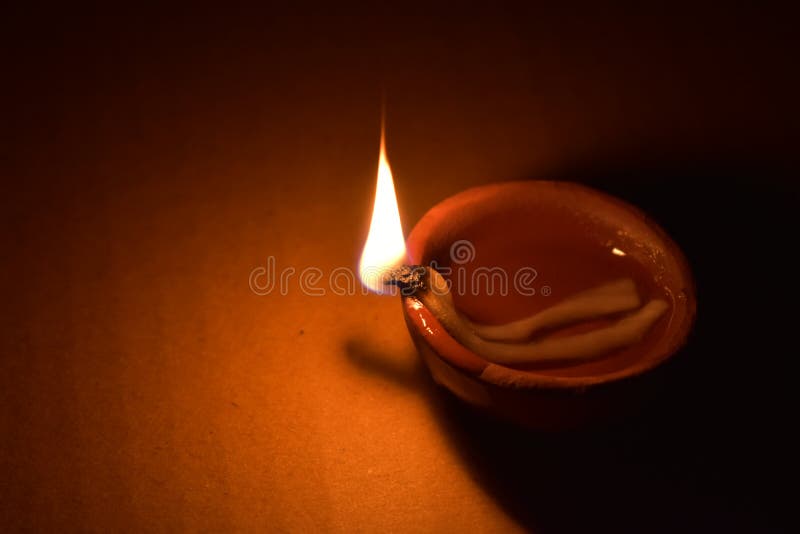 Lit oil lamp in the dark stock photo. Image of darkness - 202135232