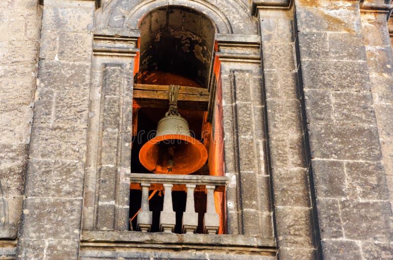 Ancient Bell at Patan Durbar Square, Nepal Stock Image - Image of ...