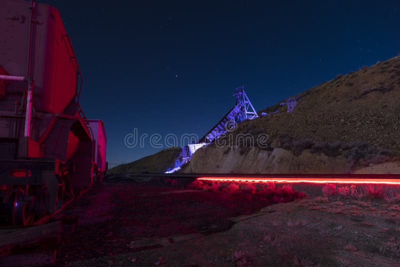 Old Mining Head Frame Ladder Stock Image - Image of mining, gold: 23181139