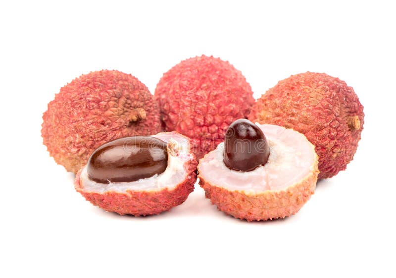 Litchi de Chinois de fruit photo stock. Image du lame - 107670974