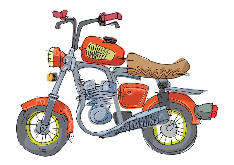 Cartoon Moped Stock Illustrationer, Vektorer, & Clipart – (49 Stock ...