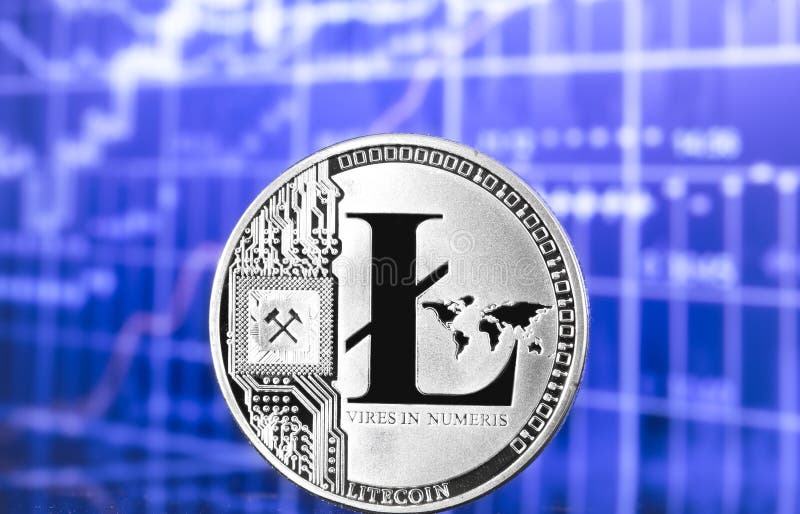 Litecoin logo stock image. Image of symbol, cryptocurrency - 119973743