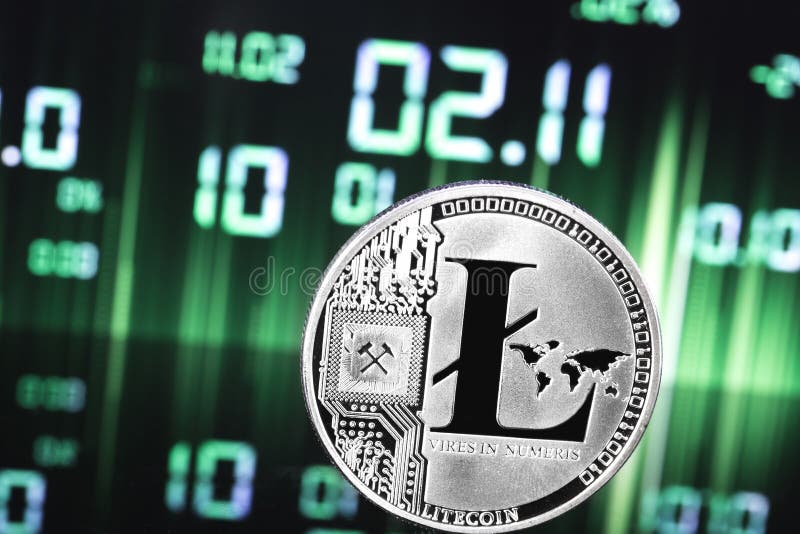 Litecoin logo stock image. Image of symbol, cryptocurrency - 119973743