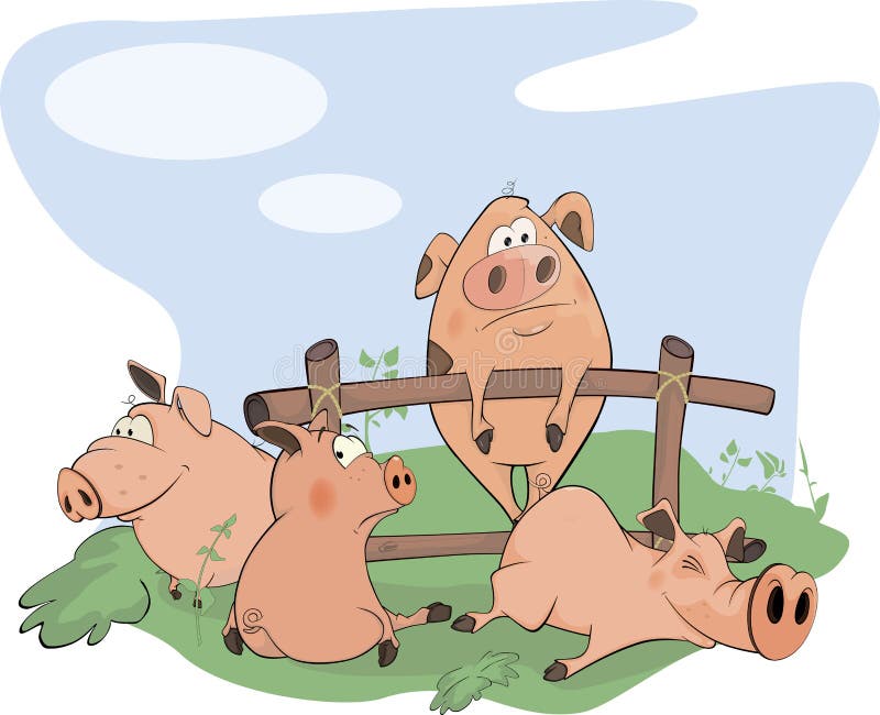 Liten svintecknad film vektor illustrationer. Illustration av tecknad ...