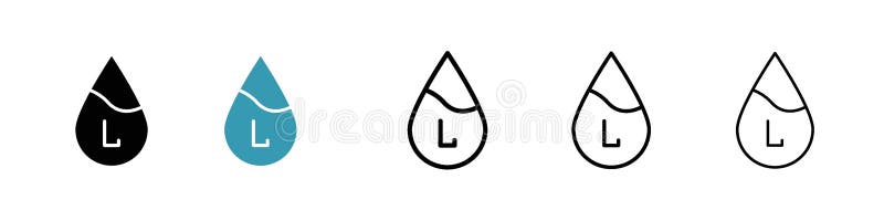 Liter Icon Stock Illustrations – 6,380 Liter Icon Stock Illustrations ...