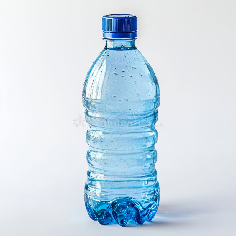 A 20 Liter Plastic Water Bottle for a Cooler. Blue Transparent Plastic ...