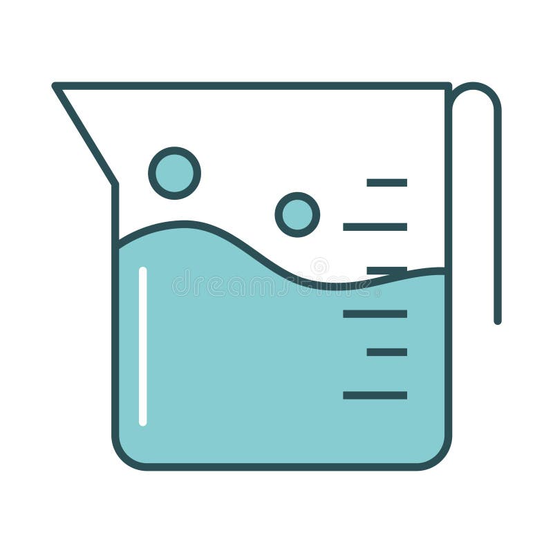 Liter of water stock vector. Illustration of clean, design - 225388688