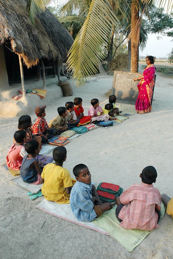 Village education in India editorial stock photo. Image of remote ...