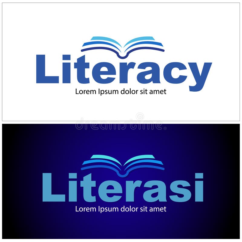 Literacy symbol or icon. stock vector. Illustration of knowledge ...