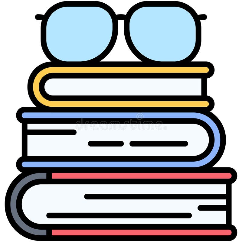 Literature Icon, High School Related Vector Illustration Stock Vector ...
