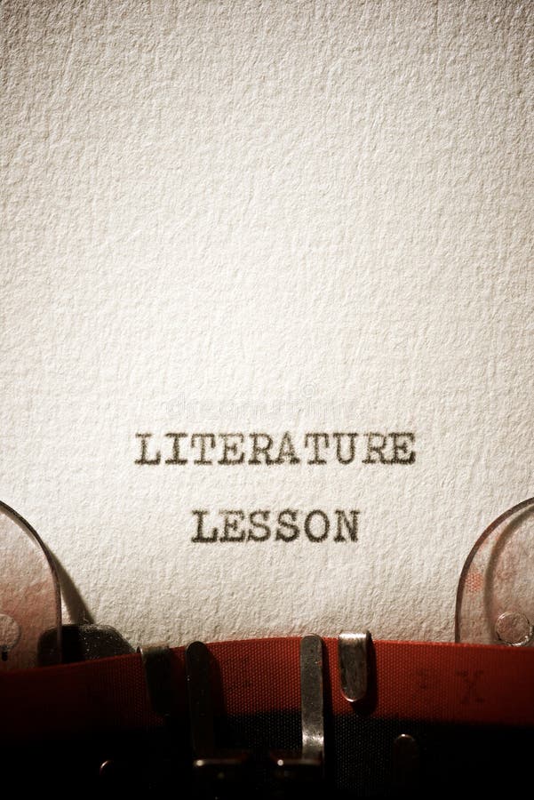 Literature lesson text stock image. Image of exam, knowledge - 268012427